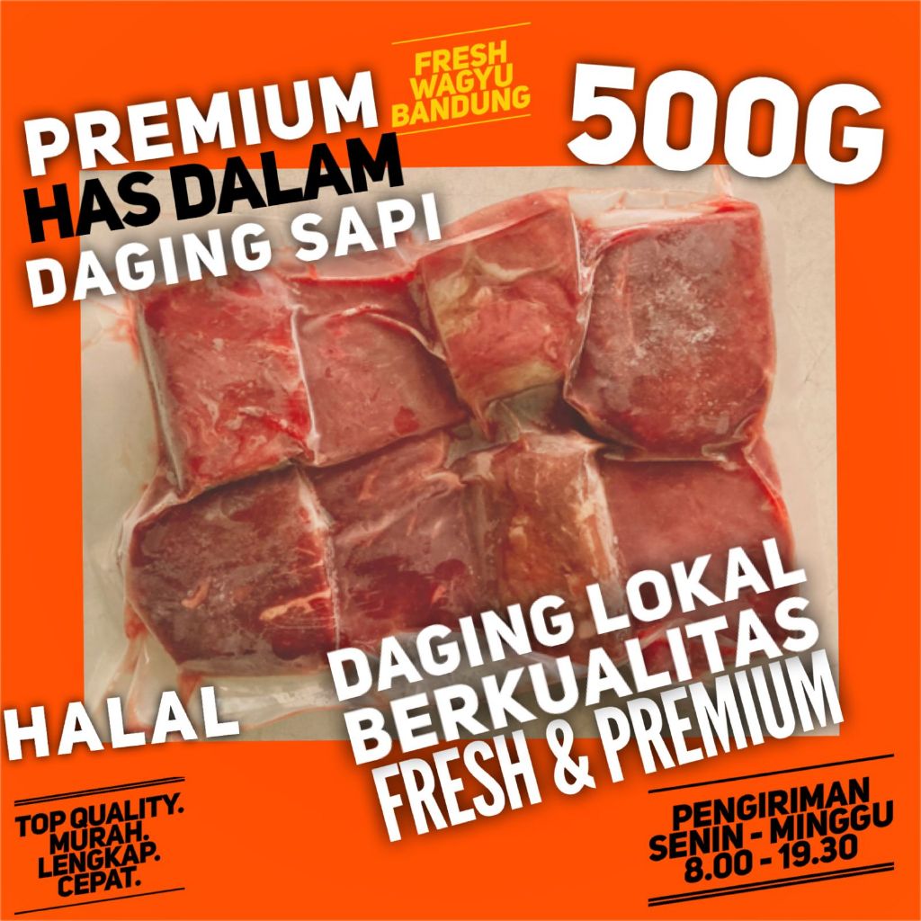 Jual HAS DALAM FRESH DAGING SAPI PREMIUM LOKAL Potongan Halal | Shopee ...