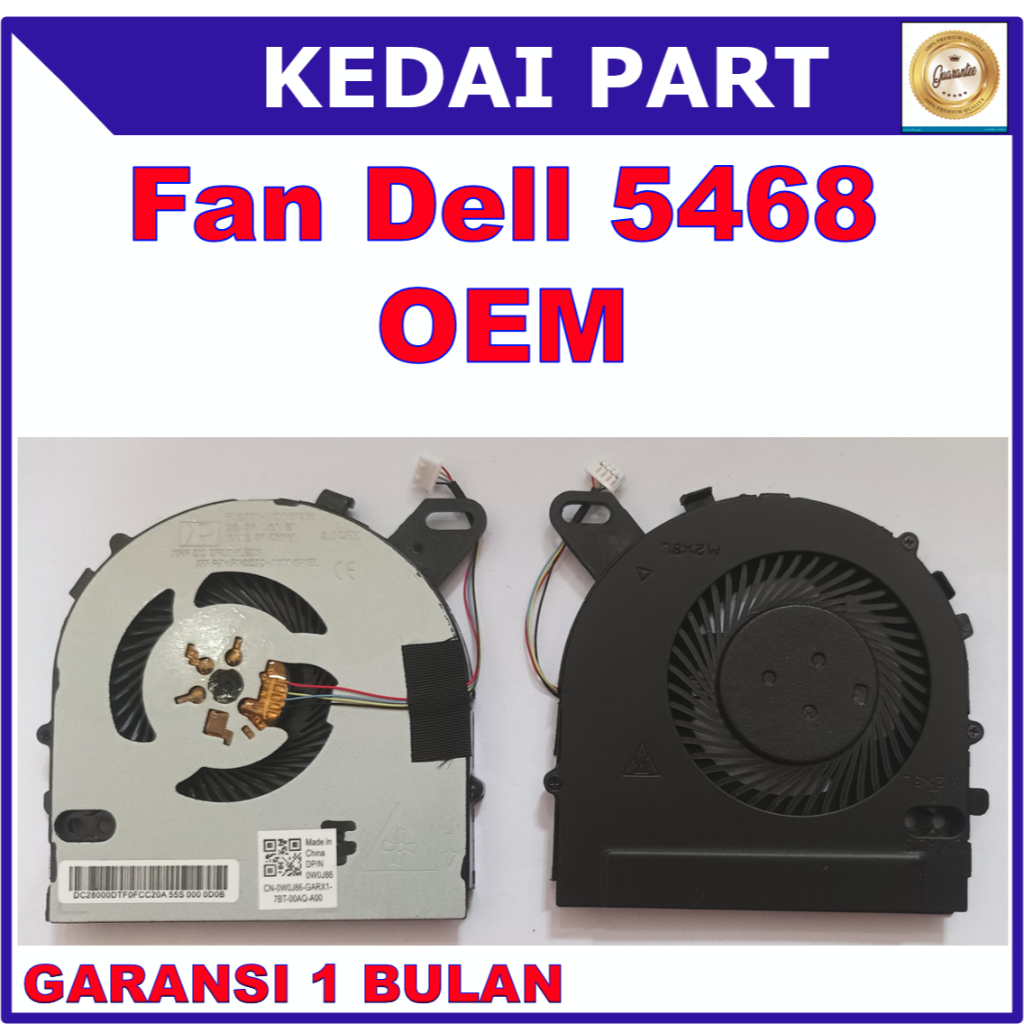 Jual FAN DELL VOSTRO 5468 5568 INSPIRON 15 7560 15-7560 OEM | Shopee ...