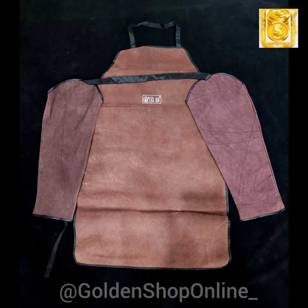 Jual Apron Las Dada Dan Lengan Warna Coklat | Shopee Indonesia