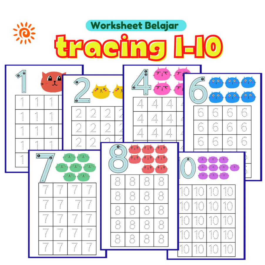 Jual Worksheet Anak Aktivitas Anak TK PAUD BALITA 2 3 4 5 6 Tahun Laki ...