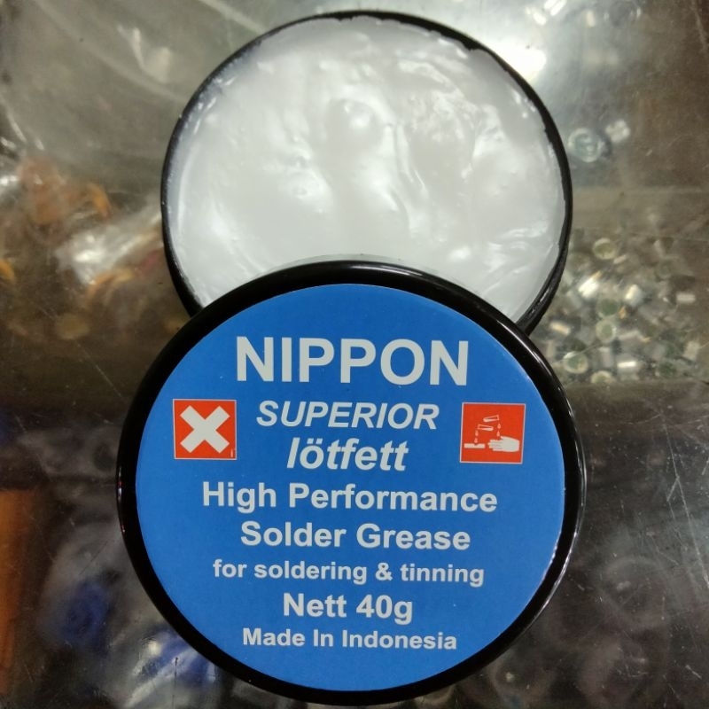 Jual NIPPON SUPERIOR LOTFETT LOFET PASTA SOLDER GREASE 40 GRAM | Shopee ...