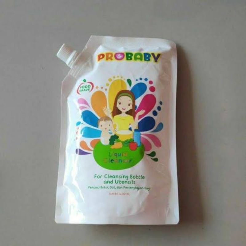 Jual ok_ngeng (ORI) PROBABY Liquid Cleanser 450ML || Sabun Cuci Botol (Bisa COD) | Shopee Indonesia