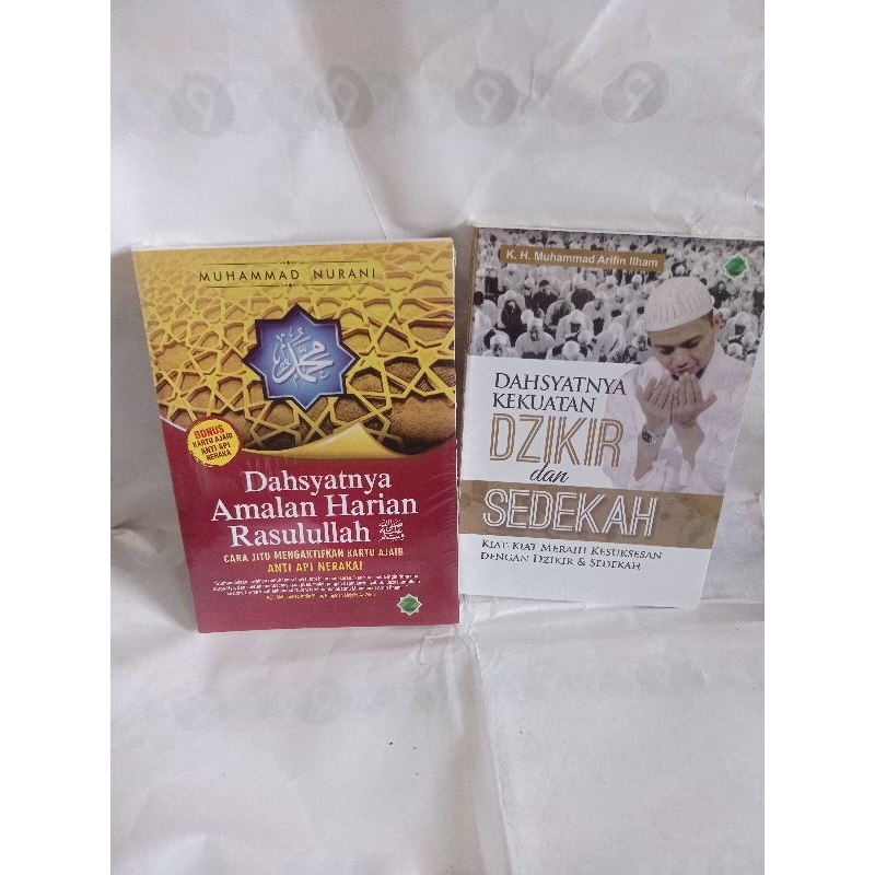 Jual Paket 2 Buku Dahsyatnya Amalan Harian Rasulullah Dan Dasyatnya