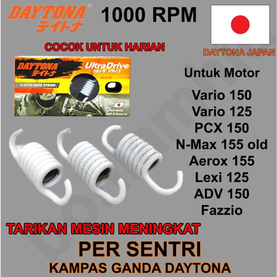 Jual Per Sentri Kampas Ganda DAYTONA Beat, Vario, Scoopy, Mio,Spacy ...