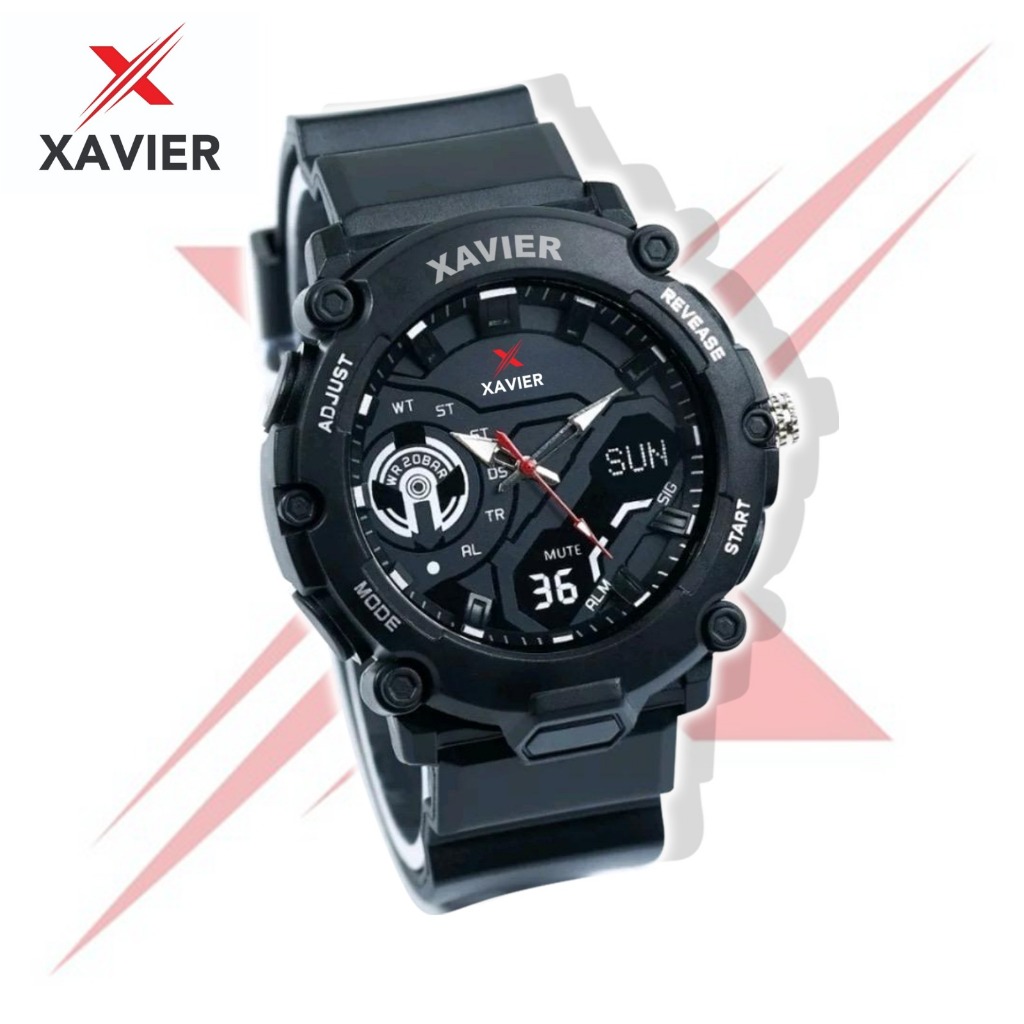 Jual XAVIER-Jam Tangan Xavier Analog Sport Strab Rubber WaterResist ...