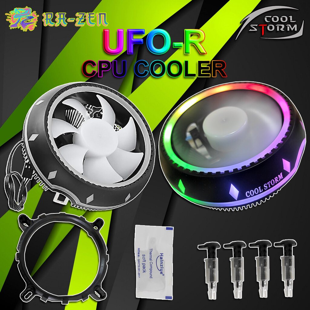Jual Cpu Cooler Fan Processor Imperion / Coolstorm UFO-R RGB | Shopee ...