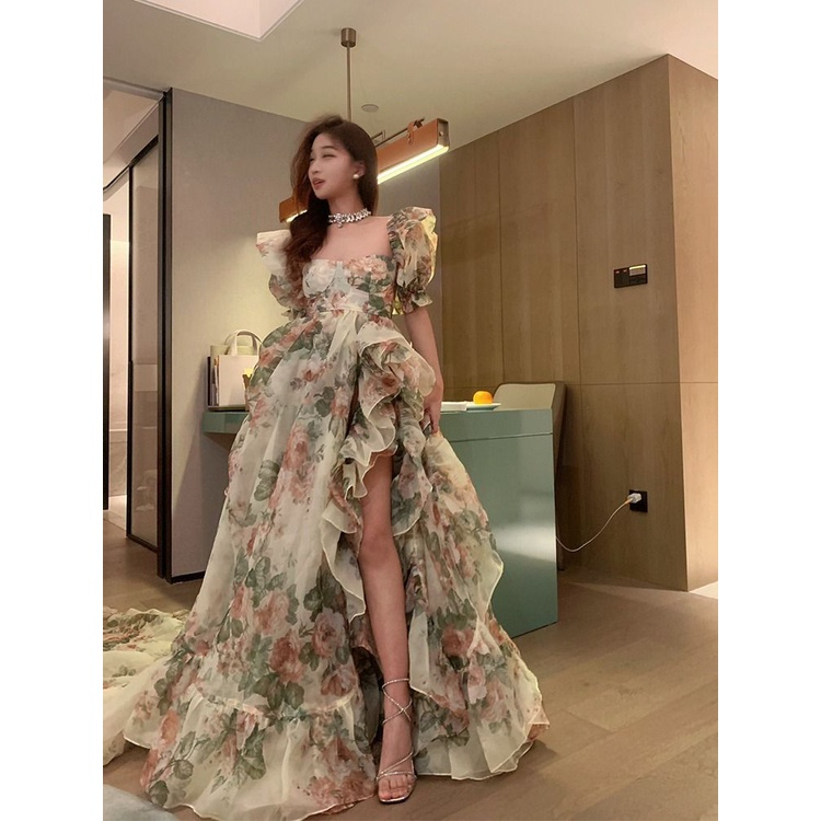 Jual Impor gaun gaya putri barat gaun peri rok tutu rok bunga gaun ...