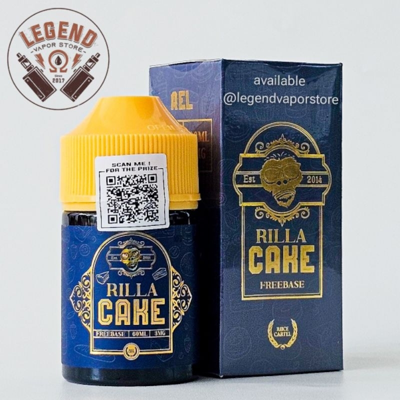 Jual FREEBASE - LIQUID RILLA CAKE Vanilla Cheesecake 60ML AUTHENTIC ...