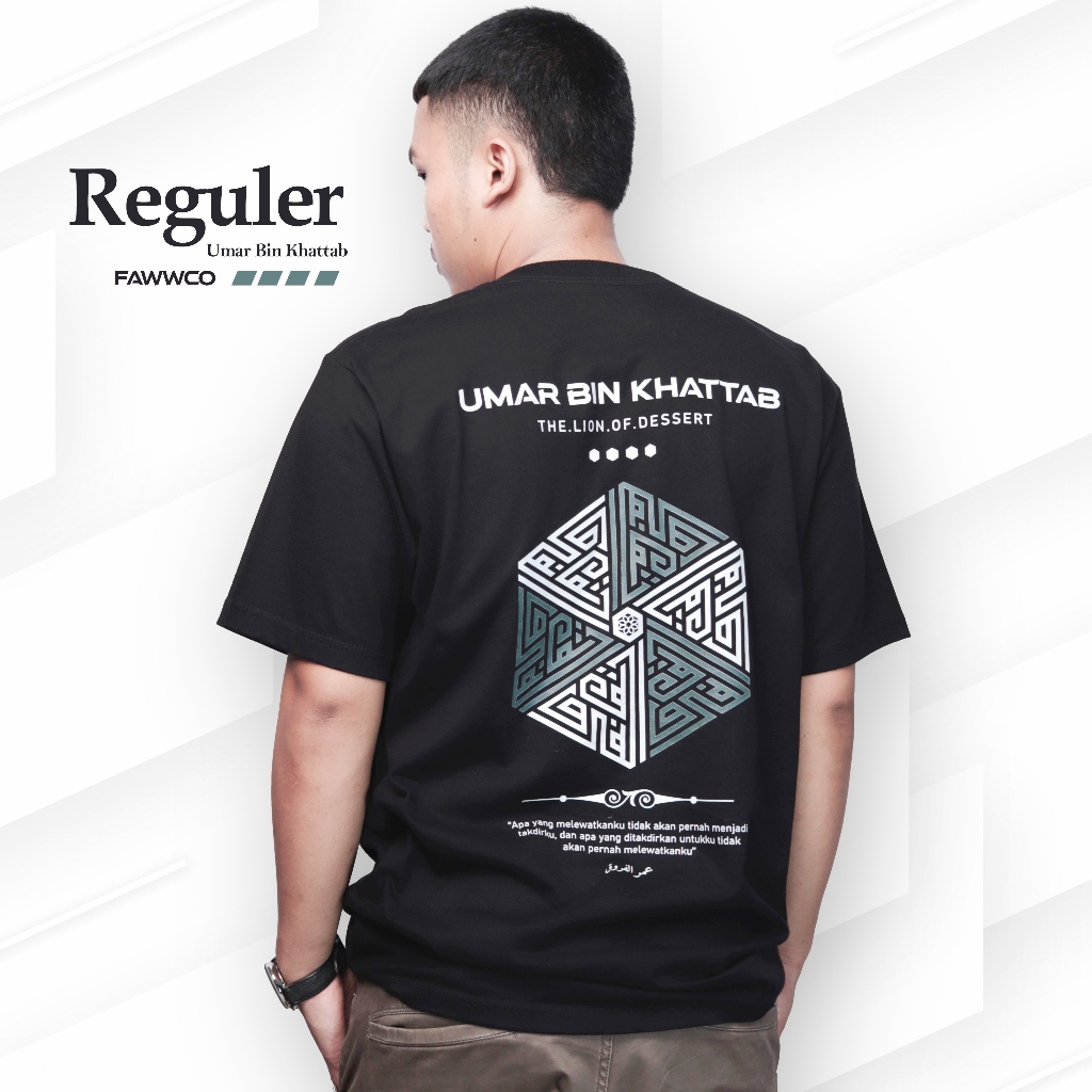 Jual FAWWCO Kaos Umar Kaligrafi Simetris - Kaos Dakwah Santri 2024 ... Jual FAWWCO Kaos Umar Kaligrafi Simetris - Kaos Dakwah Santri 2024 ...