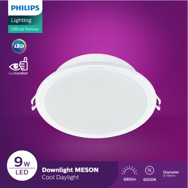 Jual Philips Lampu Downlight LED Meson 9W Putih 9 Watt 9Watt 59449 | Shopee Indonesia