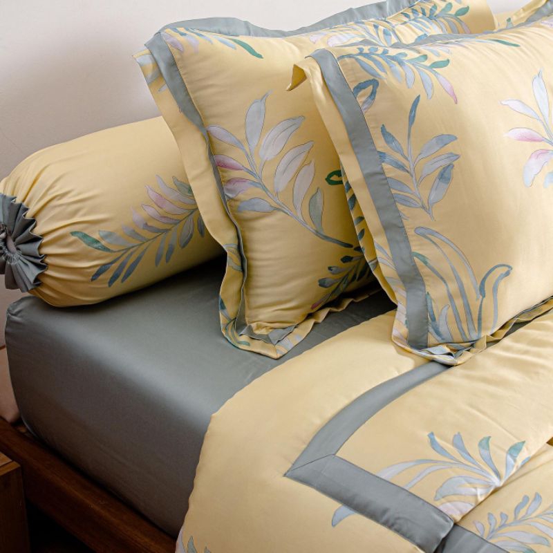 Jual BEDCOVER SET TANCEL SUTRA VARIAN LIST KOMBINASI BAMBOO ORGANIC ...