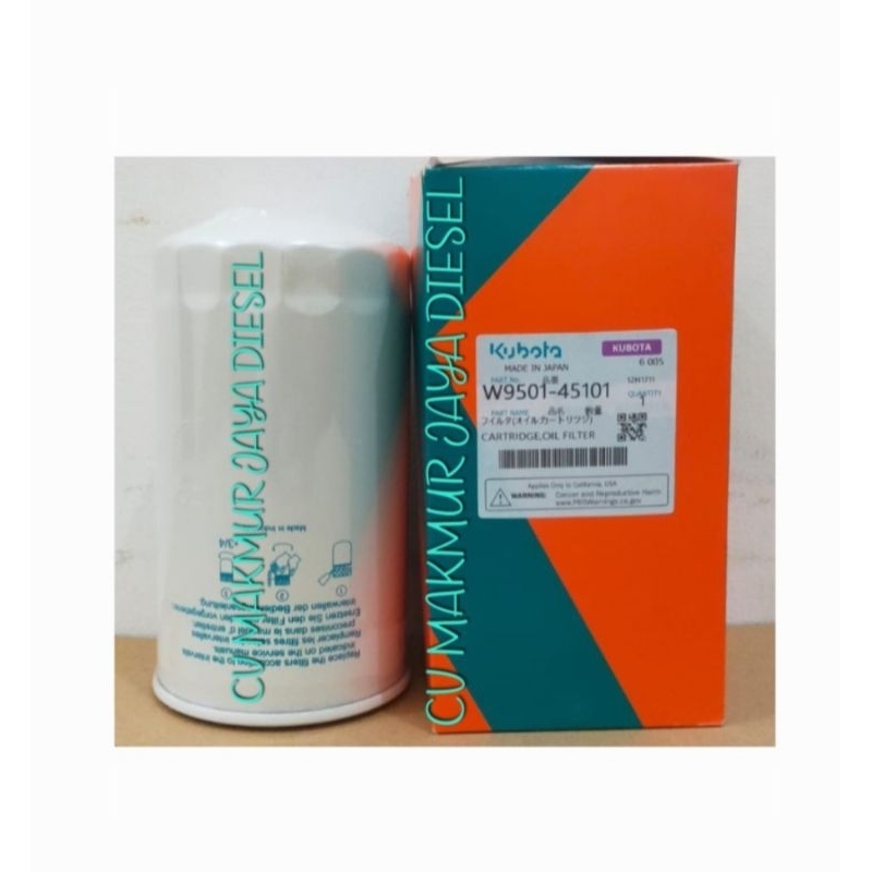Jual Fuel Filter Oil/Filter Hydraulic L4400 W9501-45101 Kubota | Shopee ...