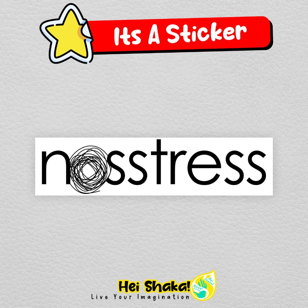 Jual Stiker Nosstress Sticker Musik Band Indie Bahan Vinyl Anti Air ...