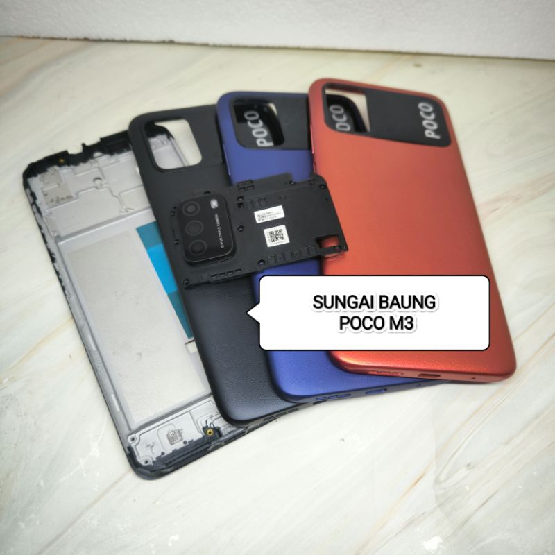 Jual kesing housing casing full set Xiaomi Redmi Poco m3 frame ...
