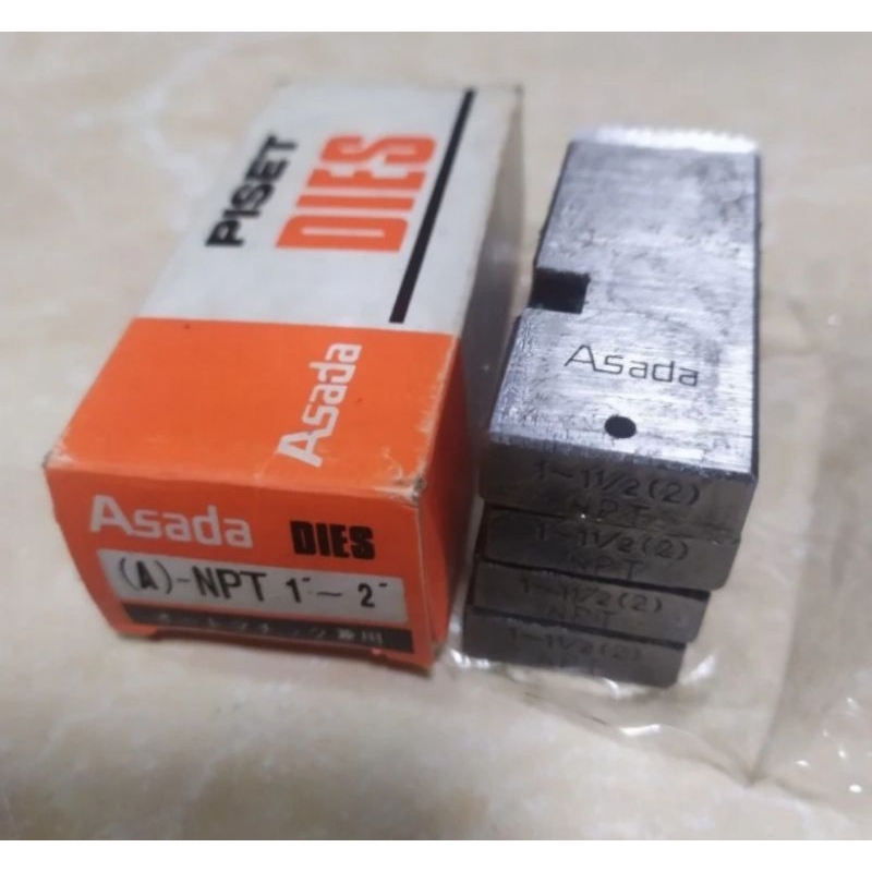 Jual Asada mata senai drt pipa 1-2 inch BSPT model gepeng Made in japan ...