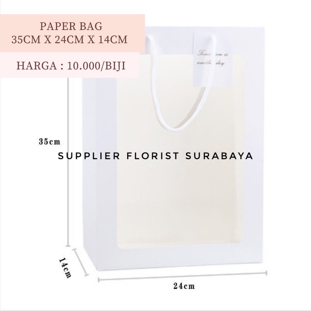 Jual PAPER BAG BOUQUET TAS BUKET BUNGA TAS KERTAS BUNGA PAPPER BAG ...