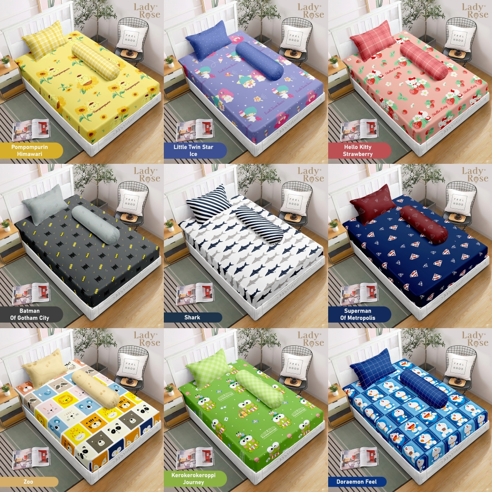 Jual [ANAK] Lady Rose - Sprei FITTED Single (120x200) SUPER Terlaris ...