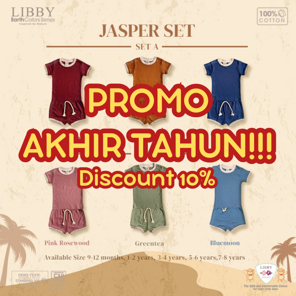 Jual LIBBY EARTH COLOR JASPER SET PENDEK | Shopee Indonesia