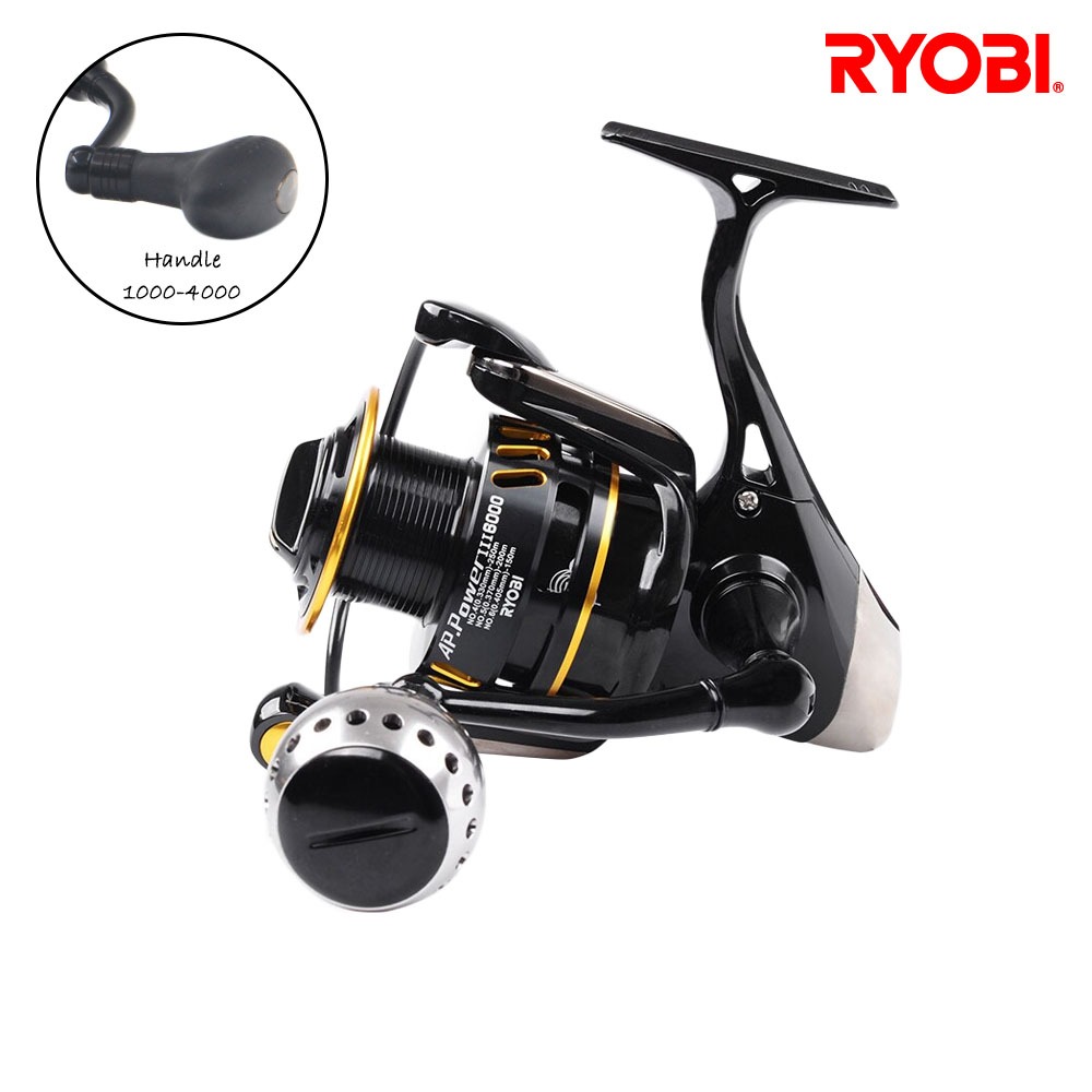 Jual Ryobi AP Power III Full Metal Body And Spool Fishing Reel Spining Laut | Shopee Indonesia