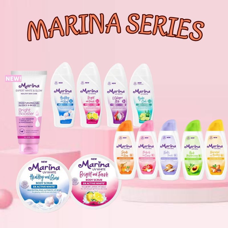 Jual (COD)MARINA LOTION UV WHITE | MARINA LOTION NATURAL | MARINA ...