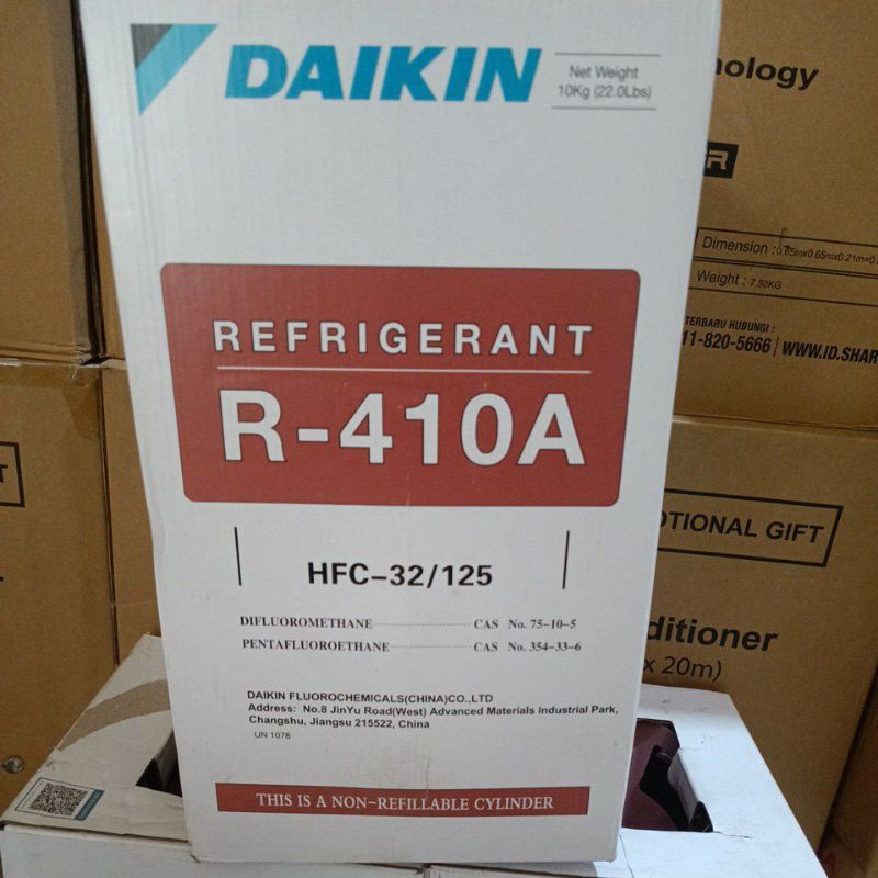 Jual PREON REFRIGERANT 410 A DAIKIN ISI 10 KILO ORIGINAL | Shopee Indonesia