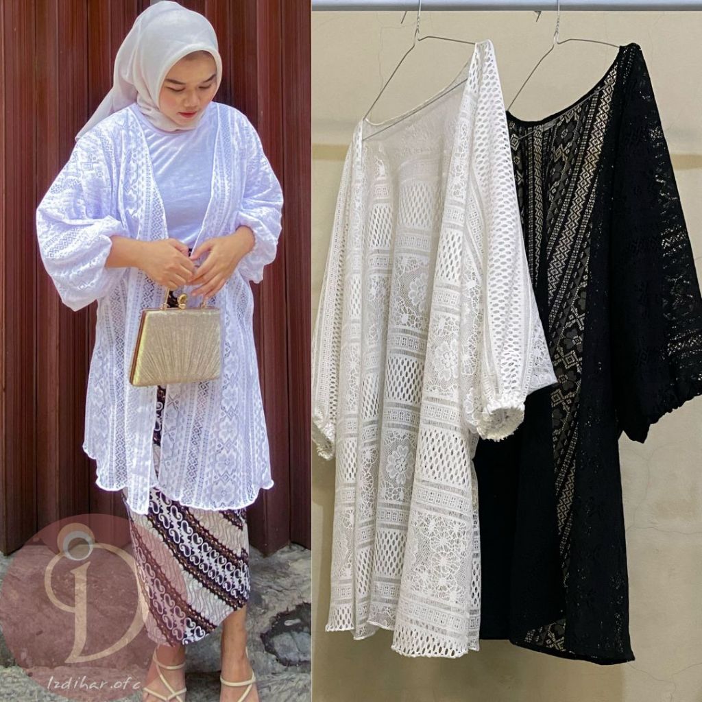 Jual Daili Outer / outer lace malika full / outer brukat Jumbo / outer ...