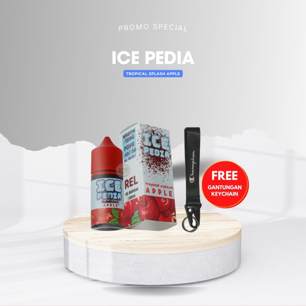 Jual Liquid Icepedia Apple Pods Friendly 30ML by Majapahit Brew /Ice ...