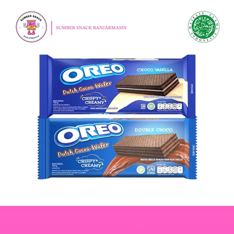 Jual Oreo Dutch Cocoa Wafer (2 Varian Rasa) (117g) | Shopee Indonesia