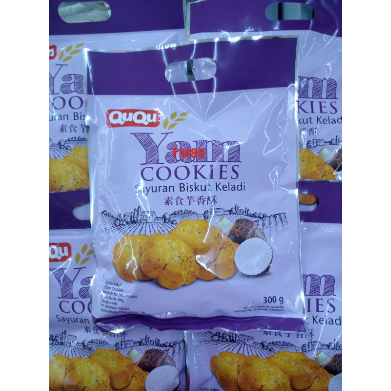 Jual KUKIS KELADI YAM COOKIES/SAYURAN BISKUIT KELADI YAM COOKIES QUQU ...