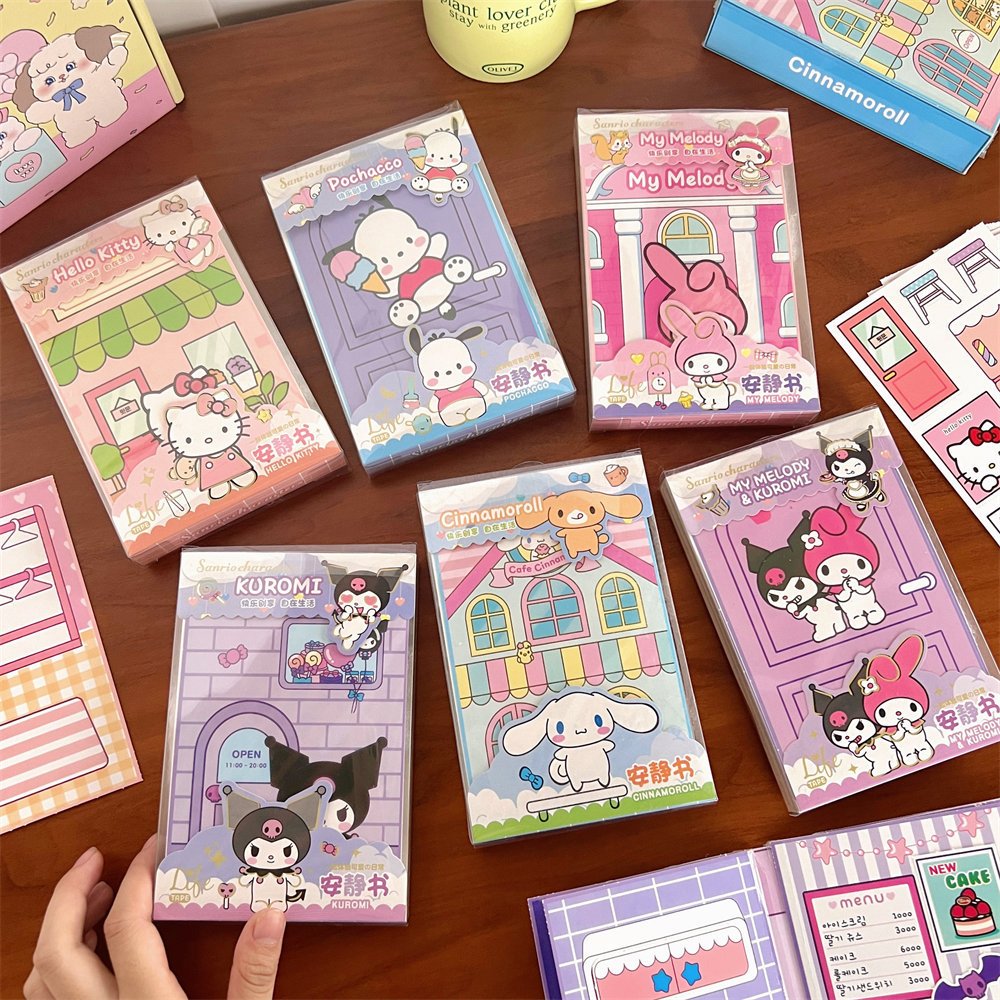 Jual [HARU] Sanrio DIY Quiet Book Set Material Package Educational Kit ...