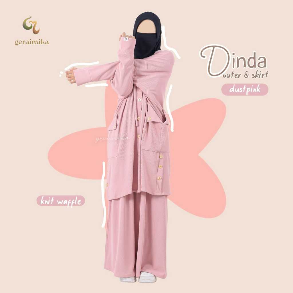 Jual Dinda Set Tunik Rok Sporty by Gerai Mika | Tunik set Rok Kulot ...