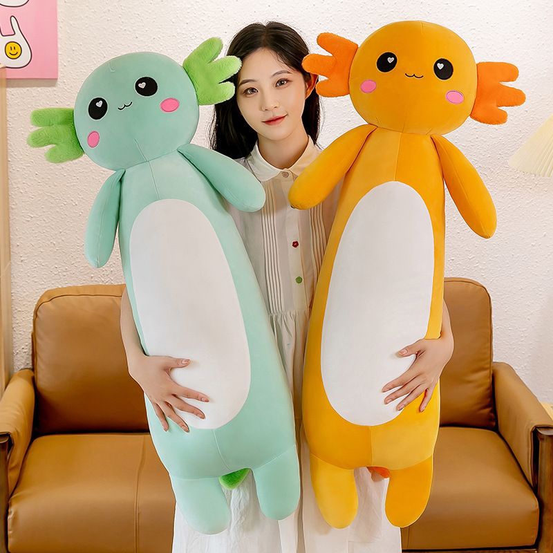 Jual Bantal Guling Lucu Karakter Axolotl 60cm Guling Axolotl Plush Toy ...