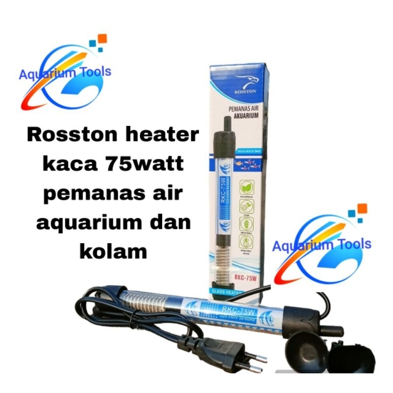Jual Heater Pemanas Air 75watt Rosston Kaca | Shopee Indonesia