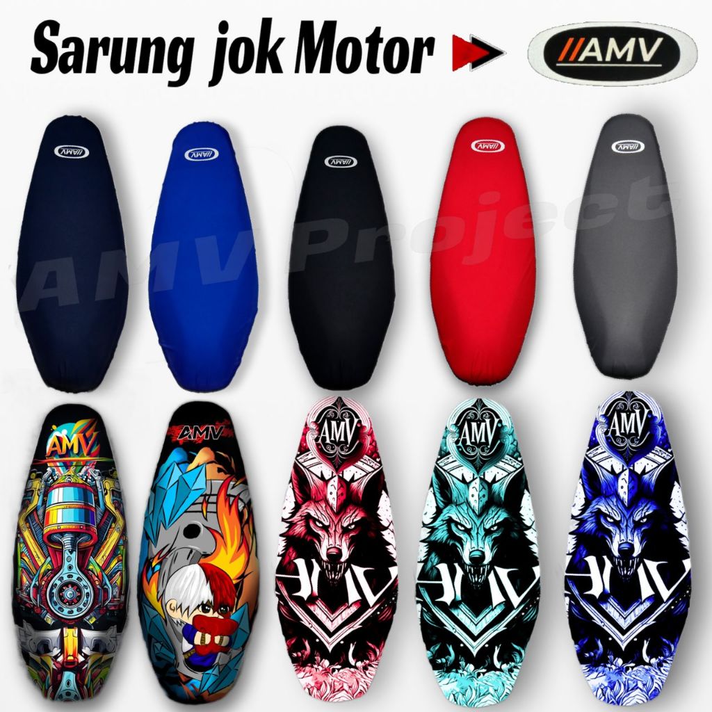 Jual Sarung Jok Motor Amv Premium Nmax Aerox Vespa Pcx Vario Beat Mio ...