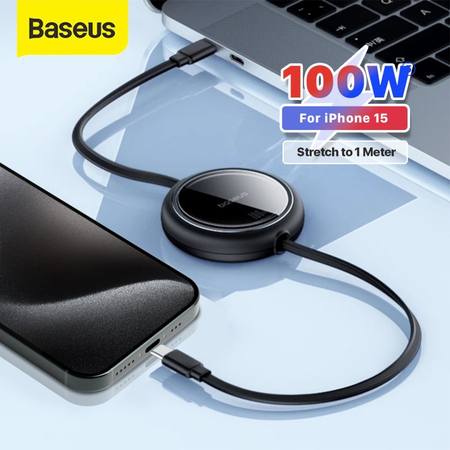 Jual Baseus Kabel Data Free 2 Pull Mini Charging Cable Type C to Type C ...