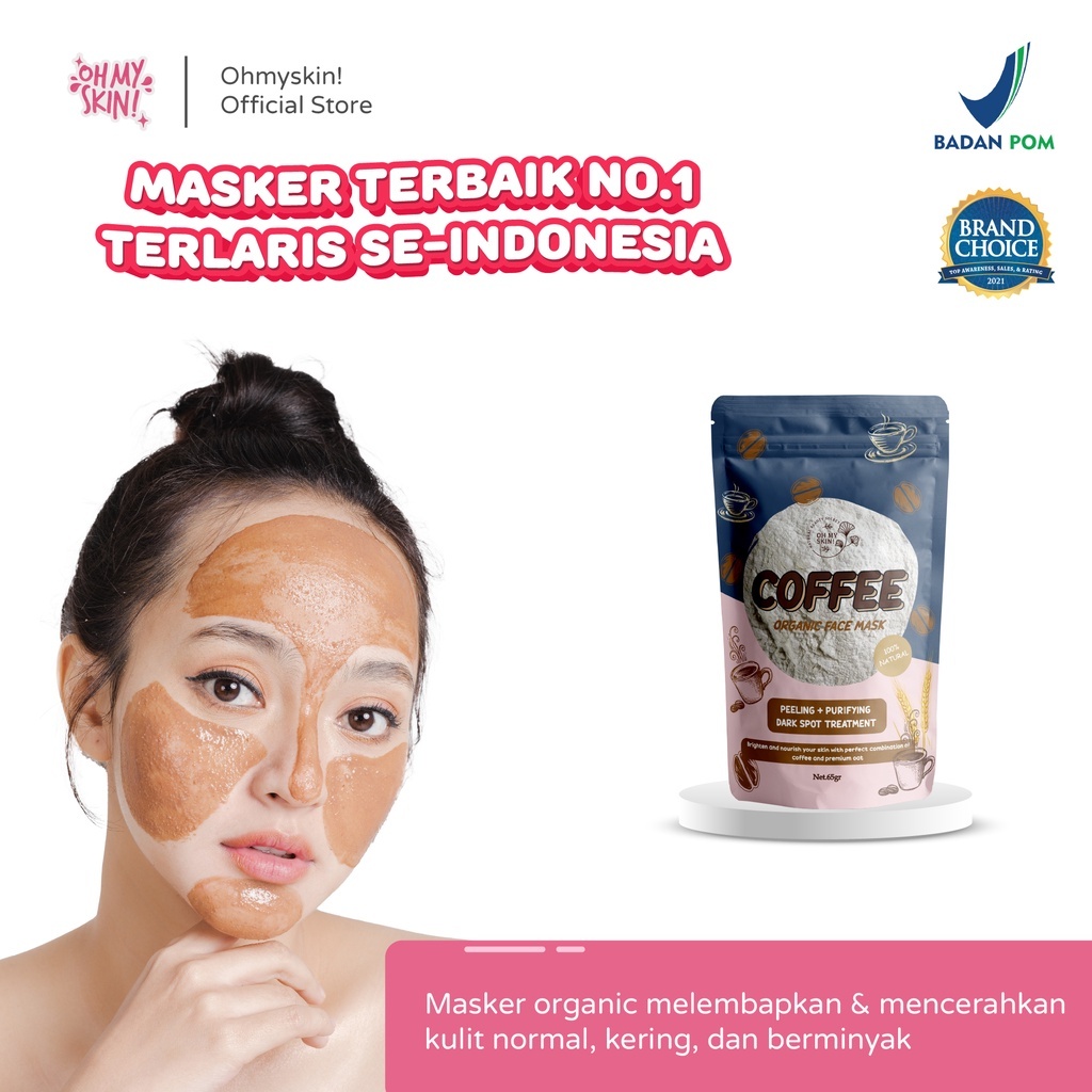 Jual MFI - Oh My Skin! Masker Wajah | Face Mask | Organic Mask | Masker Organik 65gr | Shopee ...
