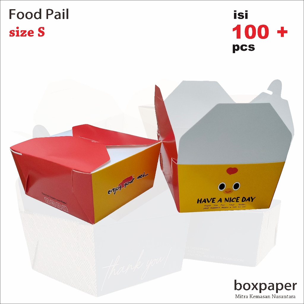 Jual Food Pail size S KFC (100pcs) Kertas Kemasan Eco Pack | Shopee Indonesia