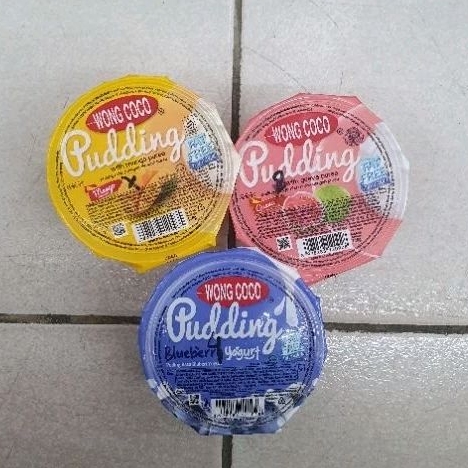 Jual Wong Coco pudding rasa MANGGA/ GUAVA/ BLUEBERRY YOGURT 120gr per ...