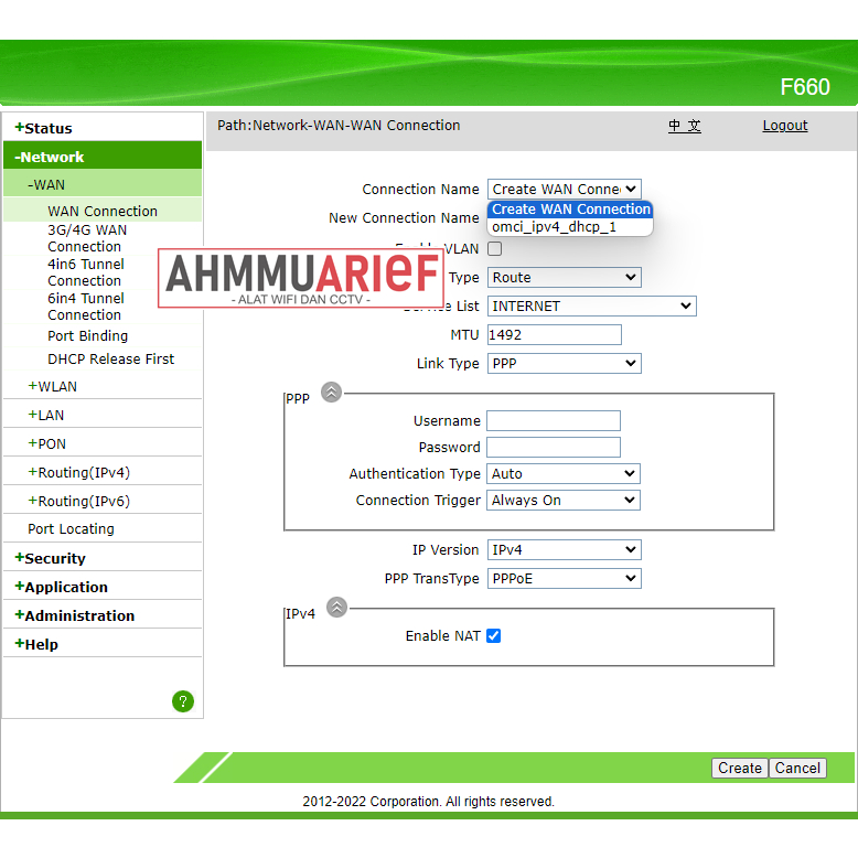 Jual ONT ONU MODEM ROUTER ZTE F660 V8 V.8 GPON BUKAN EPON ATAU XPON ...