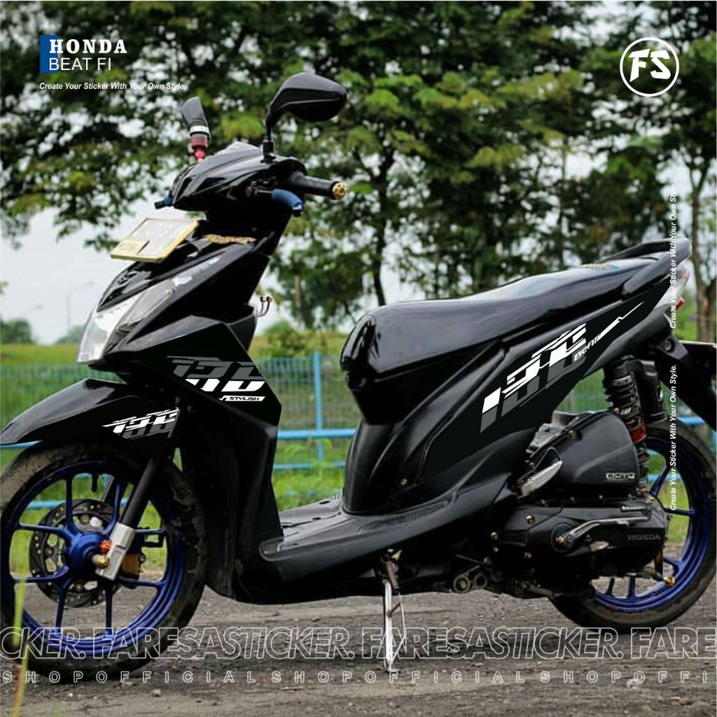 Jual K3 HONDA BEAT FI Striping Variasi Model 125 | Viral Terbaru (non transparan) By FARESA ...