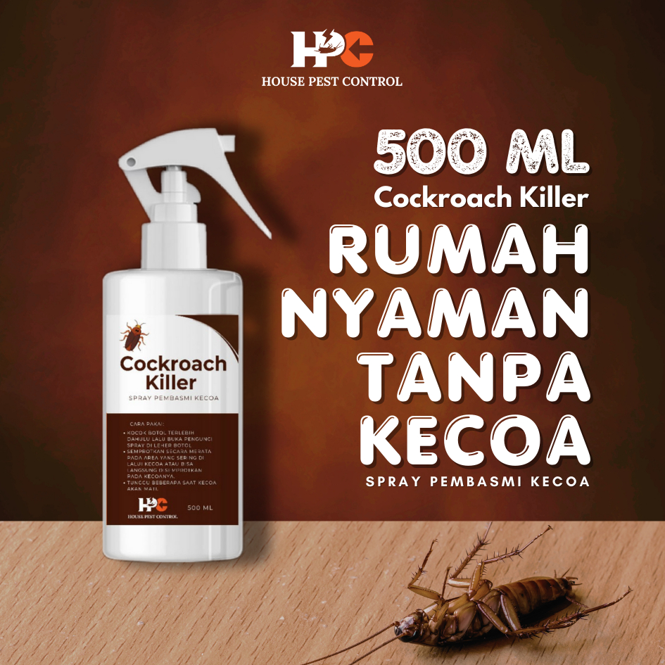 Jual Spray Pembasmi Kecoa 500 ml cockroach Killer Obat Anti Pengusir ...