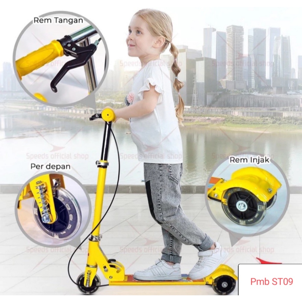 Jual Pmb Skuter Anak Roda 3 Otoped Scooter 3 Roda Skuter Karakter Pmb ...