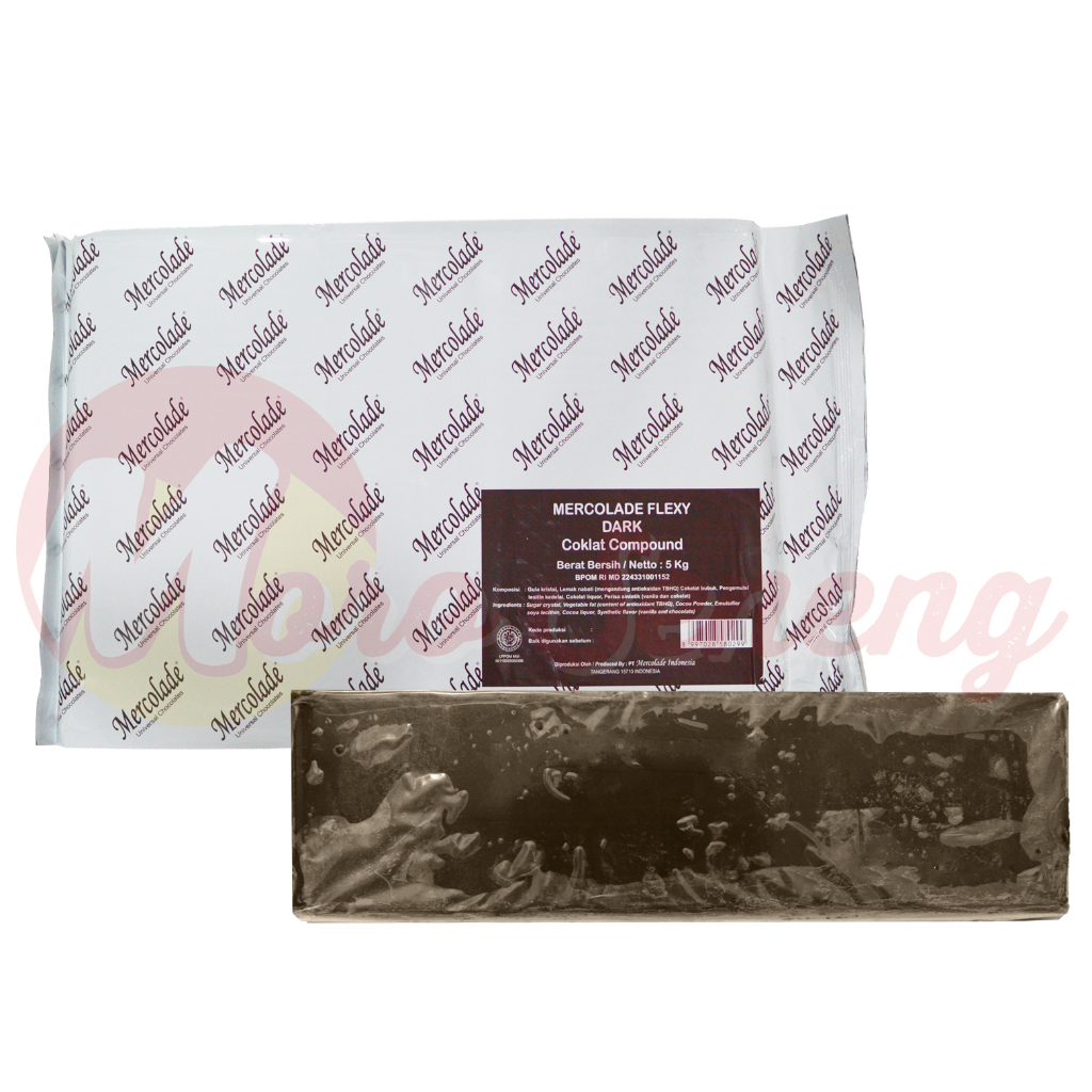 Jual Mercolade Flexy 250 gr Repack Dark Chocolate Compound Coklat Blok ...