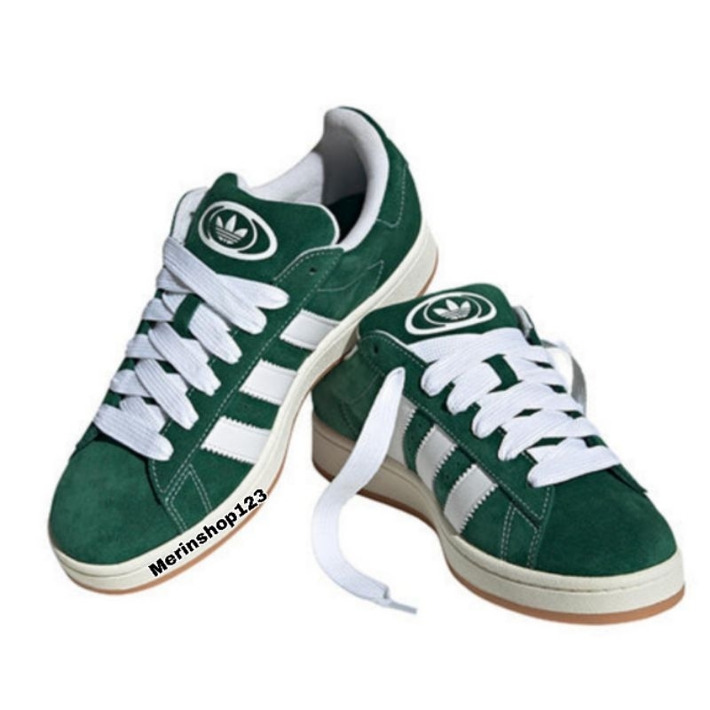 Jual Sepatu Campus 00s Dark Green Cloud White High Premium Original ...