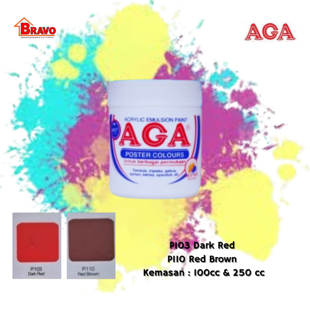 Jual Aga Cat Poster 100ml / Cat Dekorasi | Shopee Indonesia