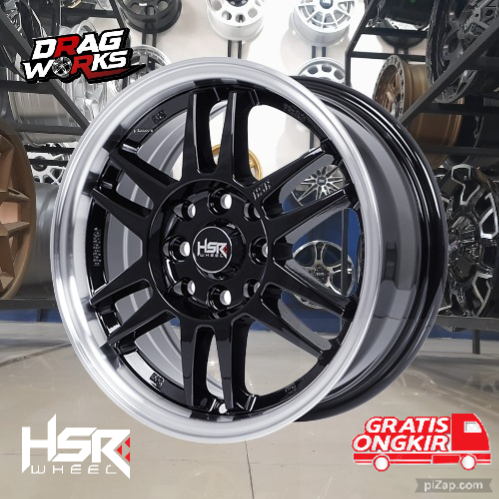 Jual VELG MOBIL STANDAR RACING R14 HSR BOROKO BLY01 UNTUK BRIO WULING AIR EV AGYA AYLA SIGRA ...