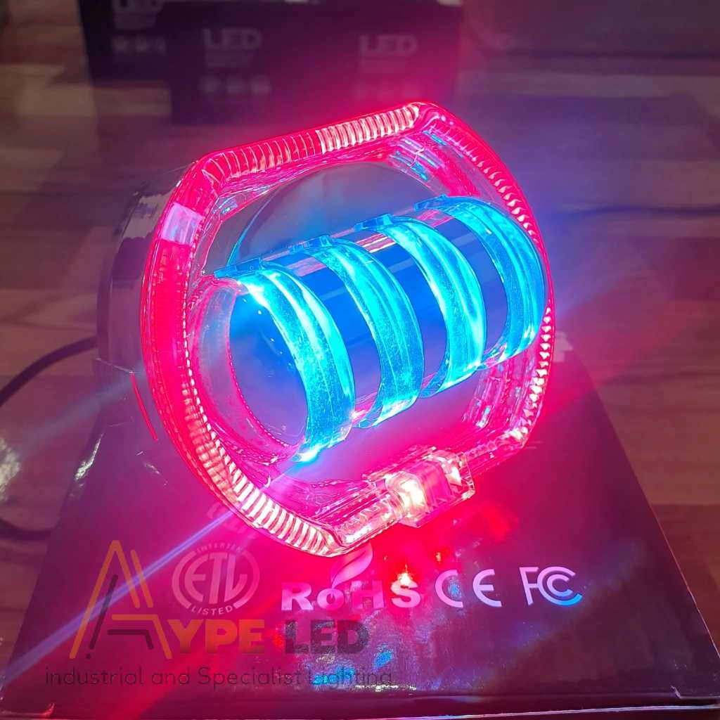 Jual Lampu Biled Daymaker 4 Lensa 8D Shroud Bmw Crystal Led projie New ...