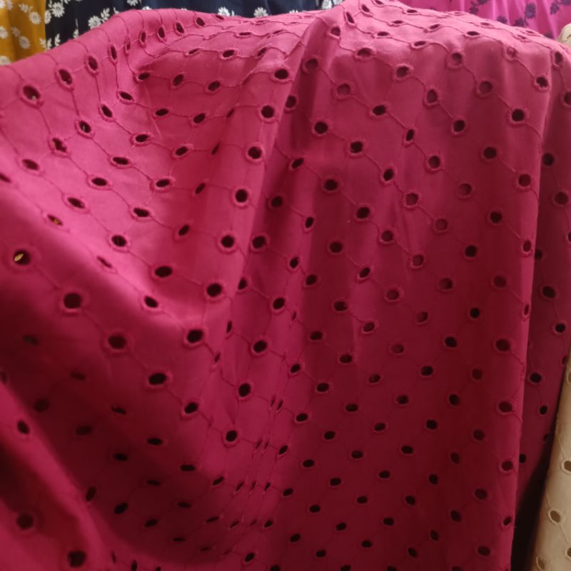 Jual KAIN FULL BORDIR IMPORT / KAIN BORDIR BOLONG PREMIUM SHOLF ( HARGA ...