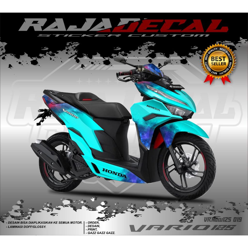 Jual TERBARU Decal Sticker Honda Vario 125 New 2022 2023 Full body - Stiker Skotlet Variasi ...