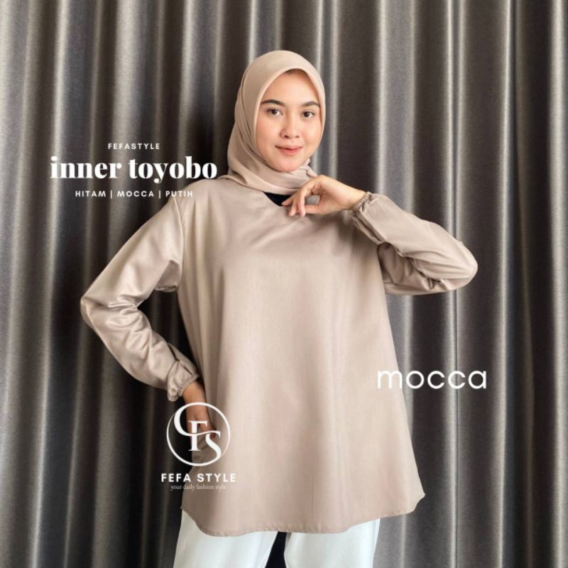 Jual FEFA STYLE - INNER TOYOBO - atasan/inner lengan panjang (bahan ...